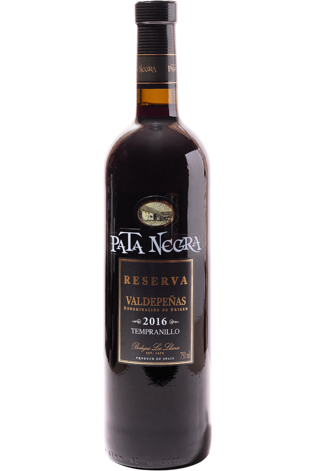 Pata Negra Valdepeñas Reserva, Vino Tinto - Alcazarén